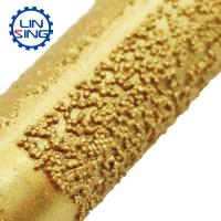 China TiAIN Coating Vacuum Brazed Diamond Carver for CNC Stone Engraving Machine for sale