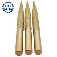 China TiAIN Coating Vacuum Brazed Diamond Carver for CNC Stone Engraving Machine for sale