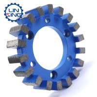 China 50mm Blue Granite Diamond Tool CNC Stubbing Wheel for Polishing and Grinding Marble for sale