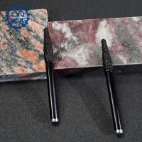 China 10MM Vacuum Brazed Diamond Stone Carving Bit with Engraving Function and TiCN Coating for sale