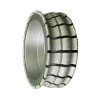 China 64-134mm Long Lifespan Stone Block Profiling Tools CNC Vacuum Drazed Diamond Grinding Wheel For Profiling for sale