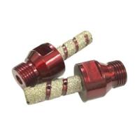 China CNC Sink Machine Diamond Vacuum Brazed Finger Bit for Countertop Sink Wheel Milling for sale