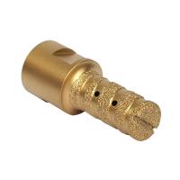 China CNC Sink Machine Diamond Vacuum Brazed Finger Bit for Countertop Sink Wheel Milling for sale