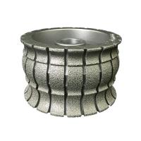 China Electroplate CNC Wheels For Polishing Granite With Diamonds Stone Edge Profiling Tools for sale