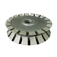 China Electroplate CNC Wheels For Polishing Granite With Diamonds Stone Edge Profiling Tools for sale