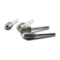 China Vacuum Brazed Technology Customized CNC Diamond Engraving Bit For Marble Stone Milling for sale