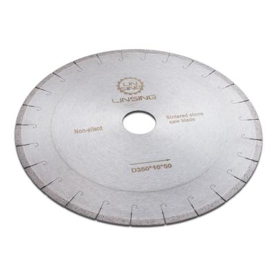 China High Frequency Brazed Diamond Saw Blade D350mm for Cutting Dekton Marble Efficiently for sale