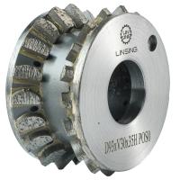 China Customized Metal Bond Diamond CNC Grinding Wheel for Stone Profiling Diameter Acceptable for sale
