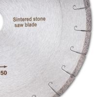 China High Frequency Brazed Diamond Saw Blade D350mm for Cutting Dekton Marble Efficiently for sale