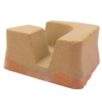 China Long Polishing Life Magnesite Silicon Carbide Bonded Frankfurt Grinding Block for Marble for sale