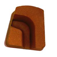 China Long Polishing Life Magnesite Silicon Carbide Bonded Frankfurt Grinding Block for Marble for sale