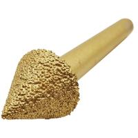 China Precision Vacuum Brazed Diamond Taper Head Engraving Bit for Stone Engraving Projects for sale