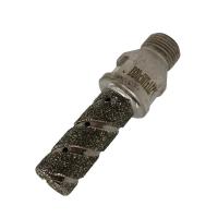 China Electroplated Marble Finger Bit D20*40T*1/2G'' for 20mm Diameter Diamond Drilling for sale