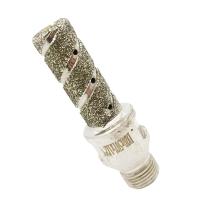 China 60MM Length Silver Electroplated Finger Bit Diamond Drilling Tool for Granite Marble for sale