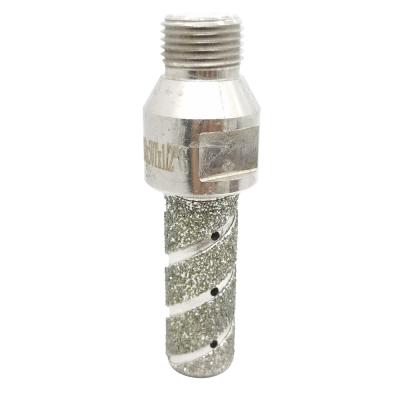 China Effortless Porcelain Tile Drilling with Metal and Diamond Electroplated Finger Bit for sale