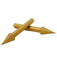 China Customized OBM Support Vacuum Brazed Engraving Bits for Metal Stone Edge Fine Grinding for sale