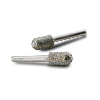 China Vaccum Brazed Diamond Taper Head Engraving Bit for Stone Relief Engraving and Sharpness for sale