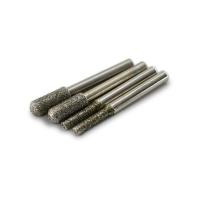 China Vaccum Brazed Diamond Taper Head Engraving Bit for Stone Relief Engraving and Sharpness for sale