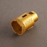 China Vacuum Brazed Diamond Core Drill Bit for Precise Drilling in Marble and Quartz Stone for sale