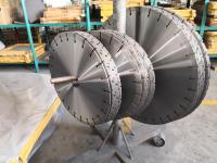 China Diamond Powder Alloy Steel Travertine Cutting Diamond Blade with 0.472in Edge Height for sale