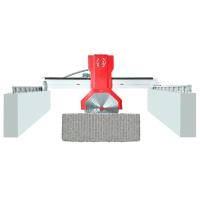 China Linsing Four Post Guide Multi Blade Bridge Saw Machine For Granite Block Cutting for sale