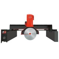 China Linsing Four Post Guide Multi Blade Bridge Saw Machine For Granite Block Cutting for sale