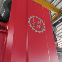 China Linsing Four Post Guide Multi Blade Bridge Saw Machine For Granite Block Cutting for sale