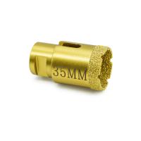 China Dry Diamond Core Drill Bits and Vacuum Brazed Drilling Tools for Angle Grinder Machine for sale