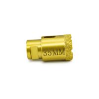 China Dry Diamond Core Drill Bits and Vacuum Brazed Drilling Tools for Angle Grinder Machine for sale