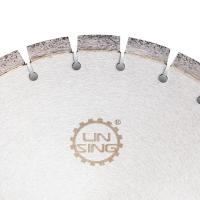 China 14 inch segmented diamond wet cutting disc for reinforced concrete precise cutting for sale