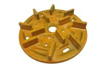 China OEM Support Customized 220mm Diamond Grinding Disc for Granite Slab Polishing Grit 200 for sale