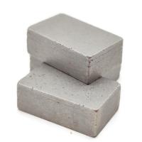China 24*8.5*15mm Diamond Saw Blade Tips for Andesite Cutting TUV Certified and Flat Shape for sale