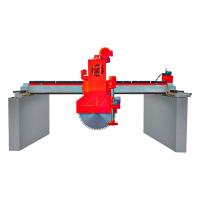 China Stone Block Cutter with Horizontal Plus Vertical Bridge Saw and PLC Control System for sale
