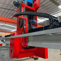 China Stone Block Cutter with Horizontal Plus Vertical Bridge Saw and PLC Control System for sale