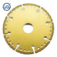 China 105-230mm Diameter Vacuum Brazed Diamond Saw Blade with 0.025in Blade Thickness for sale