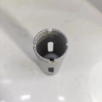China 35mm M14 Diamond Bit for Dry Drilling Segmented Dekton Porcelain on Black Steel Base for sale