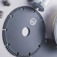 China 1.8mm Steel Core Thickness Vacuum Brazed Diamond Cutting Disc for Metal Stone Aluminum for sale