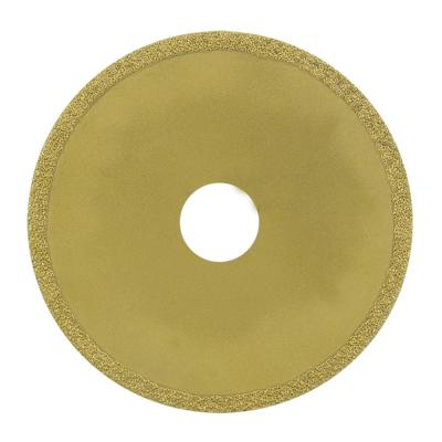 China Vacuum Brazed Segmented 4 inch 105*1.4*20mm Diamond Saw Blade for Dry Cutting Metal Granite for sale