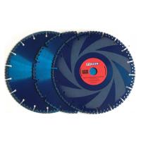 China Vacuum Brazed Segmented 4 inch 105*1.4*20mm Diamond Saw Blade for Dry Cutting Metal Granite for sale