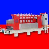 China Grinding Function PLC Automatic Continuous Granite Marble Stone Bush Hammering Machine for sale