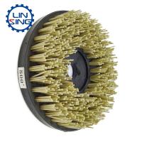 China Leather Surface Grinding Round Steel Brush with Diamond and Diamond Abrasive Material for sale