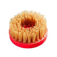 China Round Grinding Brush for Diamond Abrasivel on Leather Stone Marble Surface Abrasivel for sale