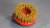 China Round Grinding Brush for Diamond Abrasivel on Leather Stone Marble Surface Abrasivel for sale