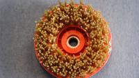 China Round Grinding Brush for Diamond Abrasivel on Leather Stone Marble Surface Abrasivel for sale