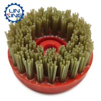 China Round Grinding Brush for Diamond Abrasivel on Leather Stone Marble Surface Abrasivel for sale