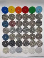 China 125mm Wet Polishing Pad for Polishing Granite Marble Stone Slab Resin Pads Advantage for sale