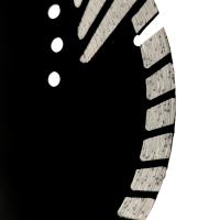 China Hot Pressed Diamond Turbo Saw Blade for Slant Protection Teeth Advantage Fast Cutting for sale