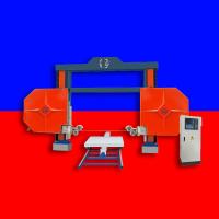 China Stone Industry 6800 kg Automatic CNC Diamond Wire Saw For Stone Profiling Squarying for sale