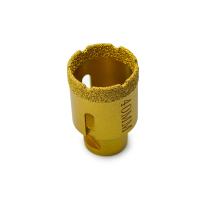 China LINSING Vacuum Brazed CNC Diamond Core Drill Bits for Stone Drilling 19-125mm Diameter for sale
