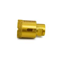 China LINSING Vacuum Brazed CNC Diamond Core Drill Bits for Stone Drilling 19-125mm Diameter for sale